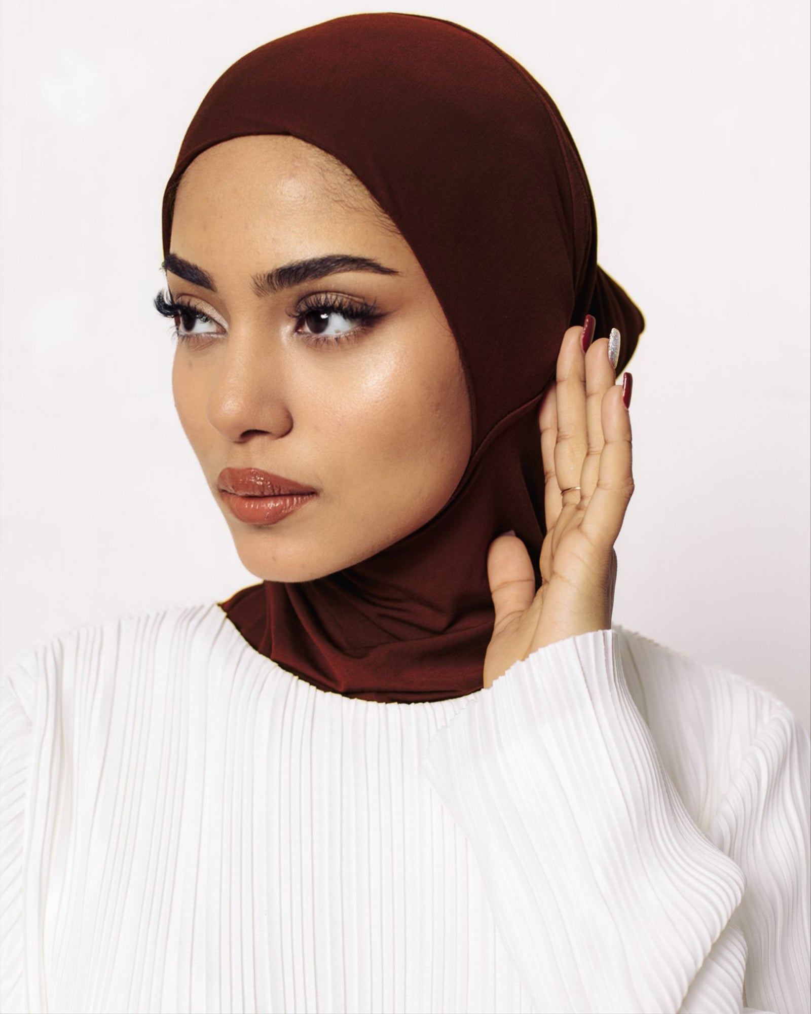 Matching Hijab & Undercap Set - Cocoa