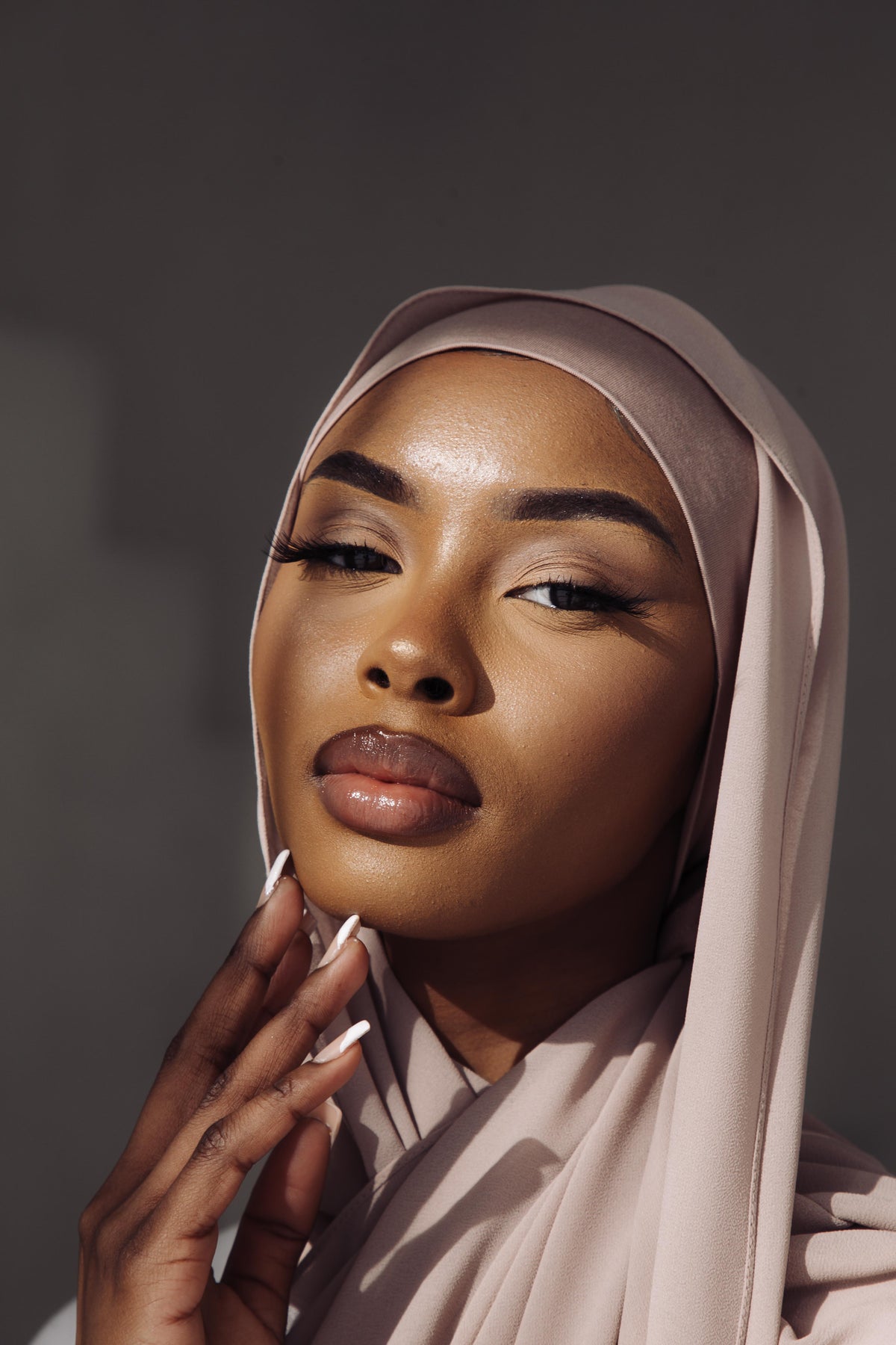 Matching Hijab & Undercap Set - Taupe